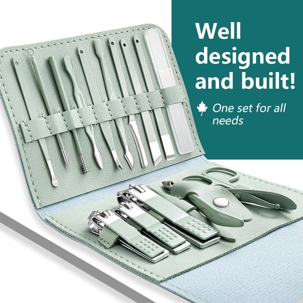 16pcs/set Nail Cutter Set Stainless Steel Nail Clippers Set with ...