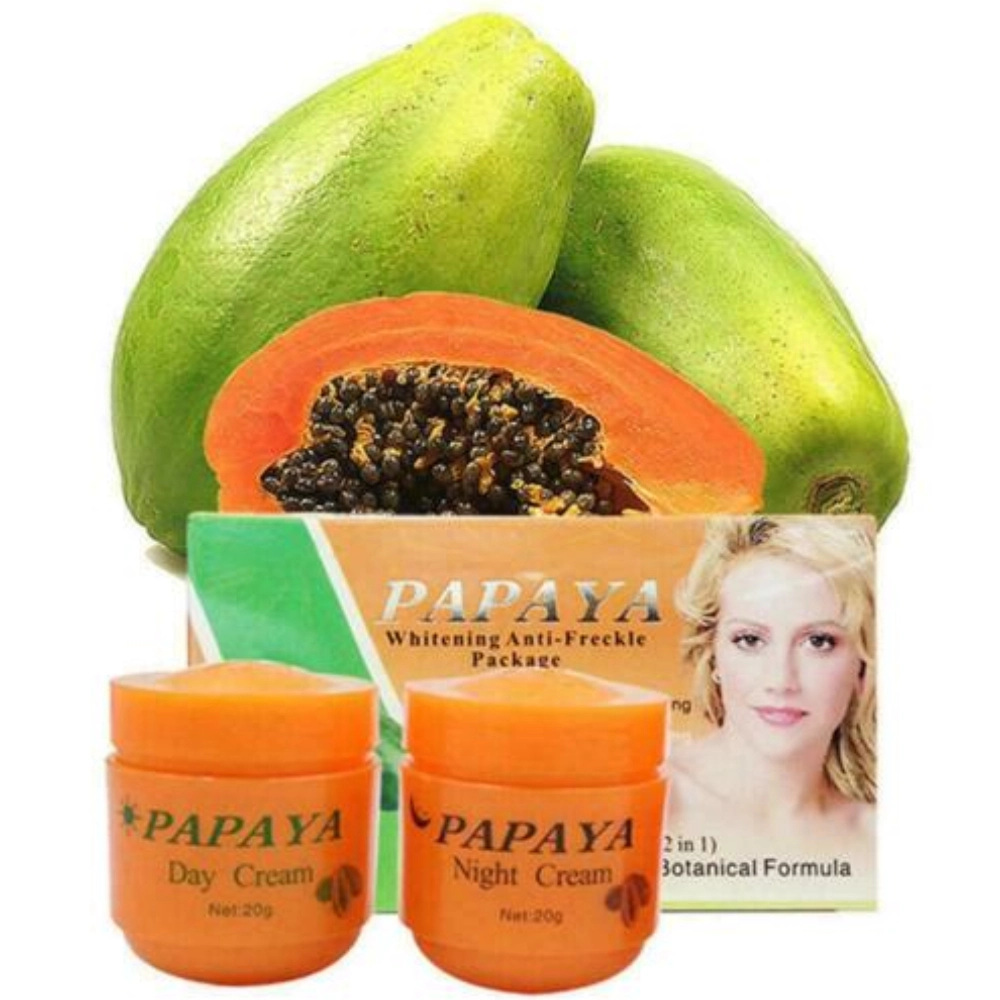 2 Sets Of Feique Papaya Whitening Cream Anti Freckle Skin Fei Nourishing