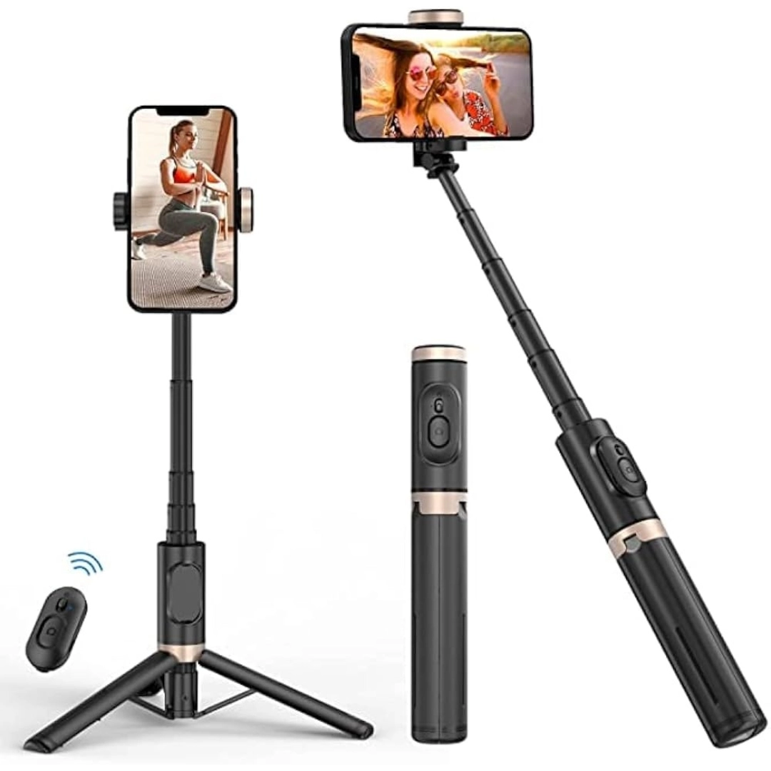 High Quality Selfie Stick Mini Tripod with Fill Light Bluetooth Remote ...
