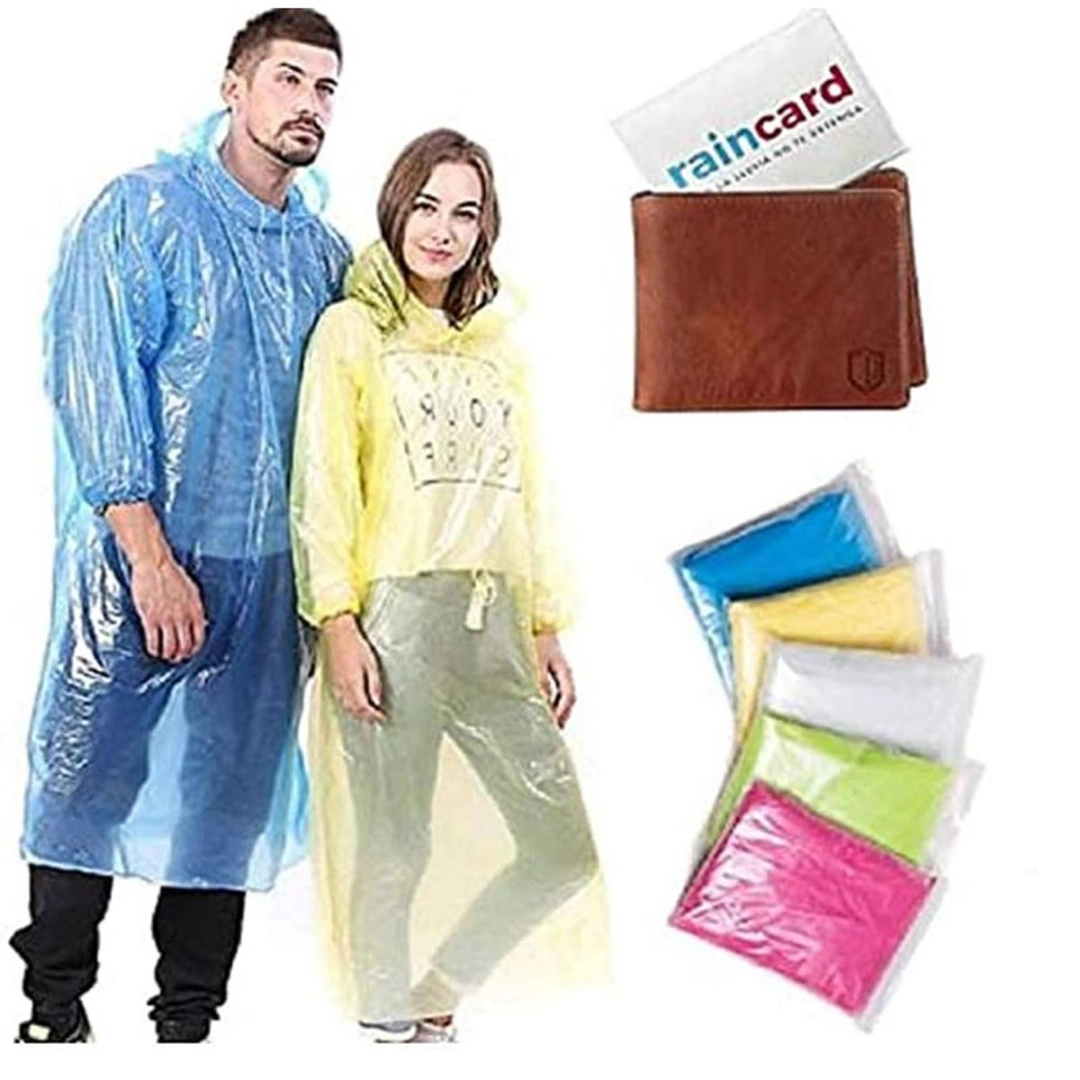 Pocket rain card coat portable wallet rain Coat.
