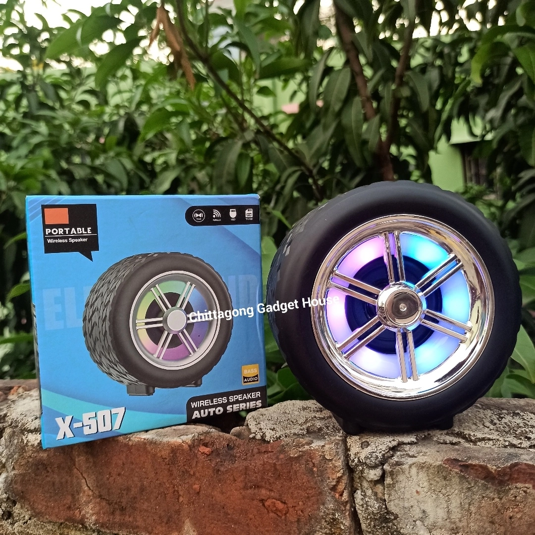 X-507 Wheel Shape Auto Series Bluetooth, USB, SD Card & FM Radio ...