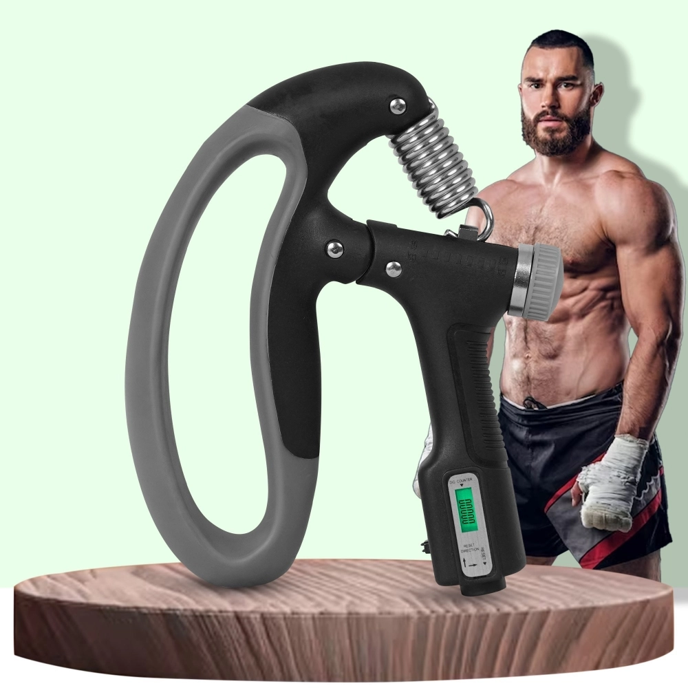 10-100Kg Adjustable Heavy Counting Grips New Strong Man Hand Grip Gym ...
