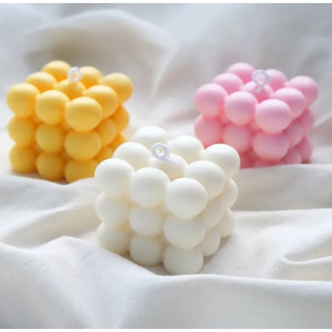 Bubble candle/Rubik's Cube Bubble Scented Candle/Bubble Flavor candle ...