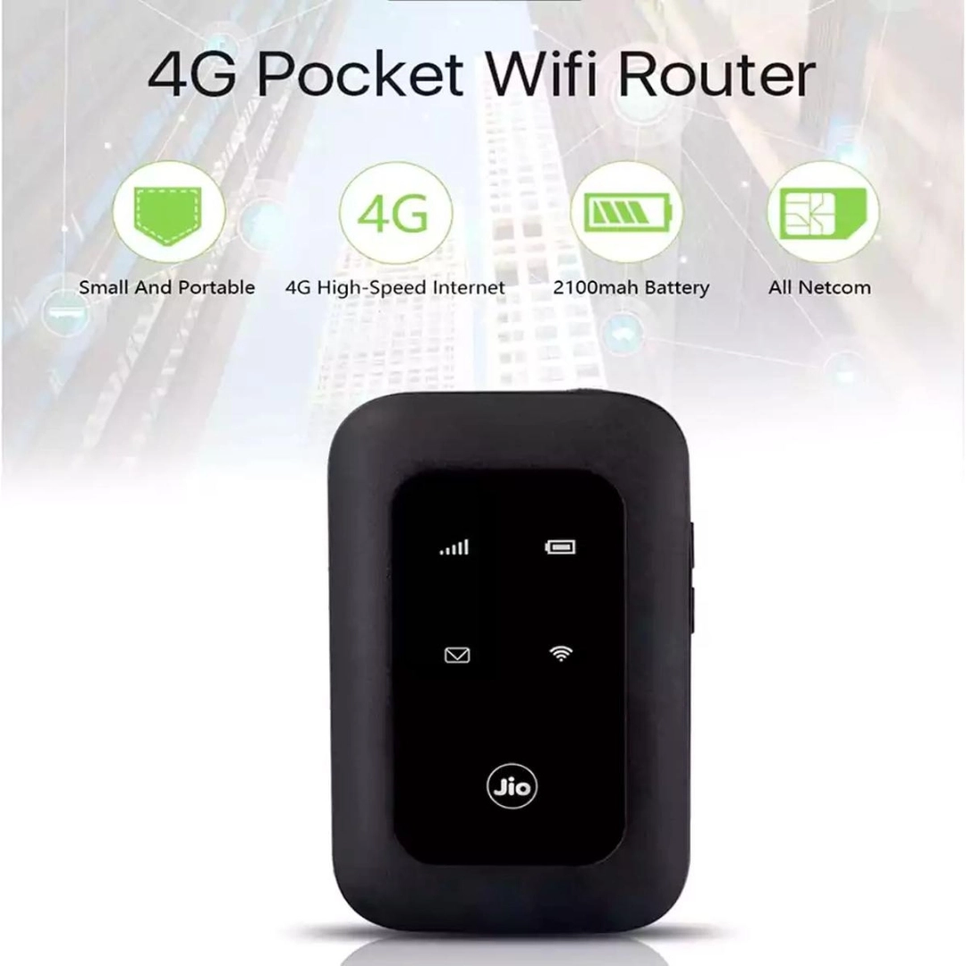Portable Router JIO 4G LTE MF680s Mobile WiFi Hotspot
