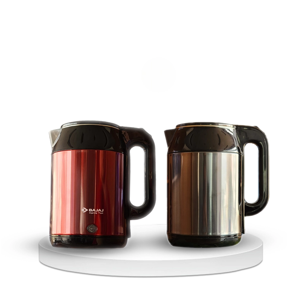 Bajaj Double Layer Stainless Steel Electric Kettle – 2.8 L – Fast ...