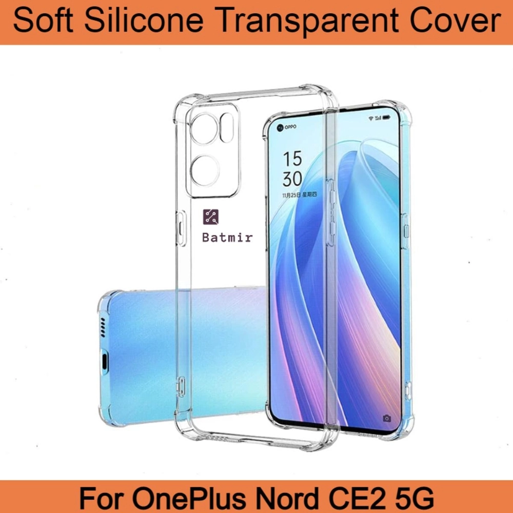 OnePlus Nord CE2 5G Back Cover Soft Flexible Transparent Silicone Case