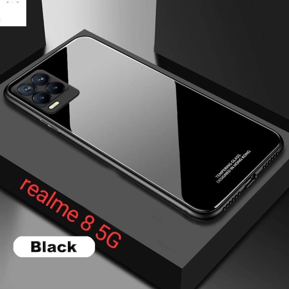 Realme 8 (5G) Hard Case Tempered Glass Tpu Mirror Hybrid Shockproof ...