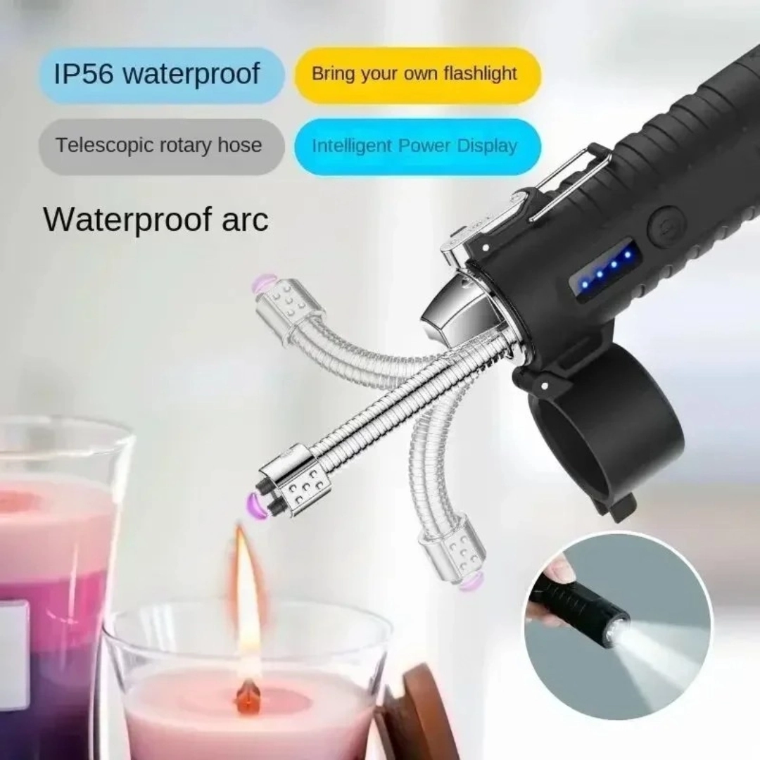Arc Long Flexible Type C Rapid Charge Electronic Lighter with Strong ...