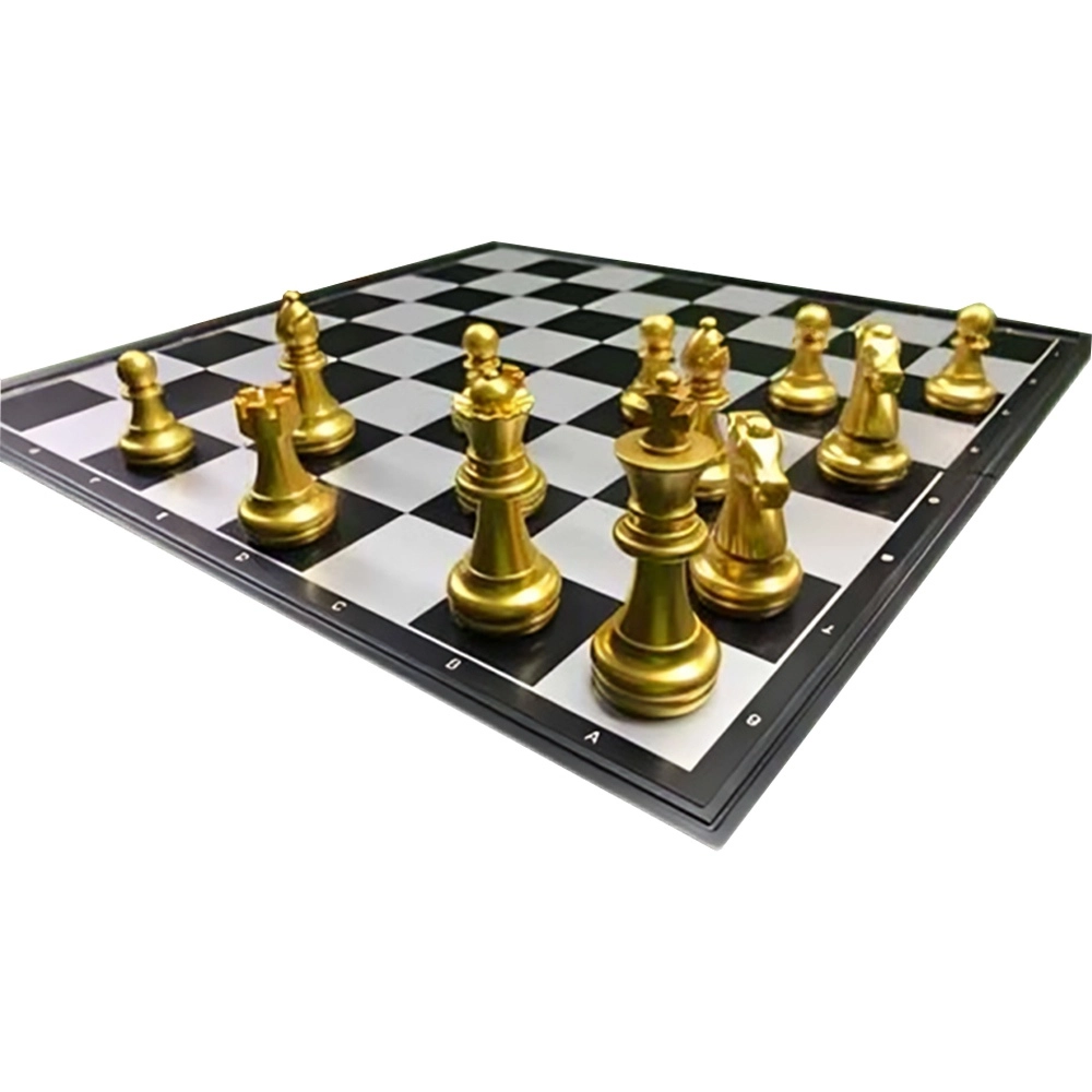 Magnetic Mini Chess Board | Black - 1Pcs | Foldable Travel Size ...