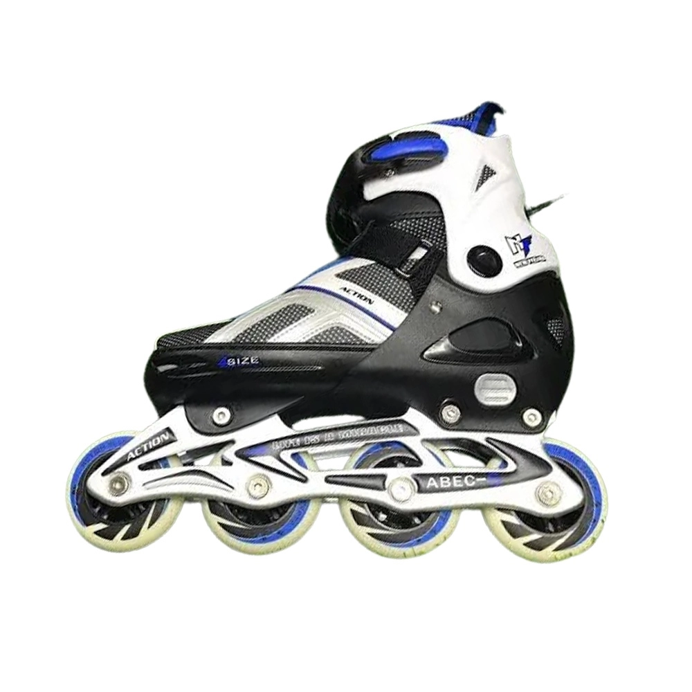Inline Skates Action - White And Blue - 126B - 1Pair - Sports Inside - L