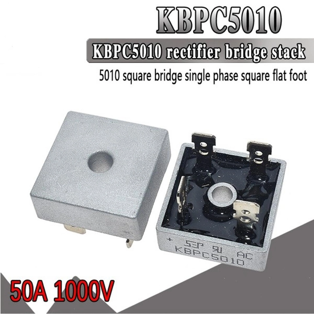 Silver KBPC5010 1000 Volt Bridge Rectifier 5010 Diode 50A 1000V AC To ...