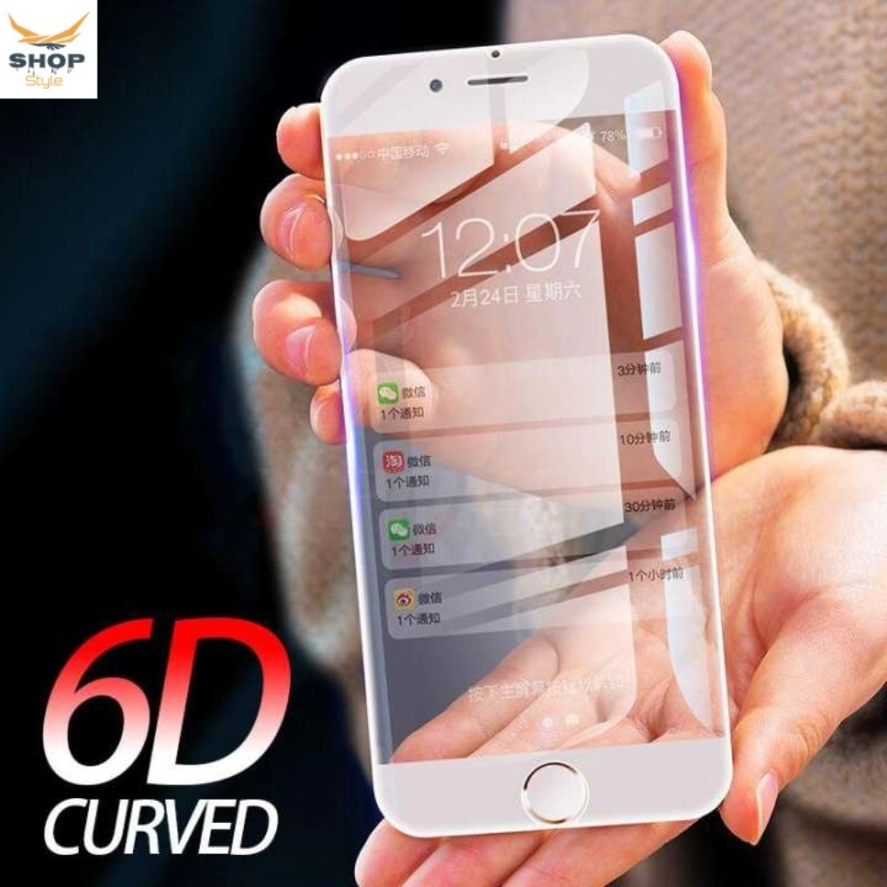 APPLE IPHONE 8 PLUS -(55'') Full Cover 6D Glass HD Clear Scratchproof ...