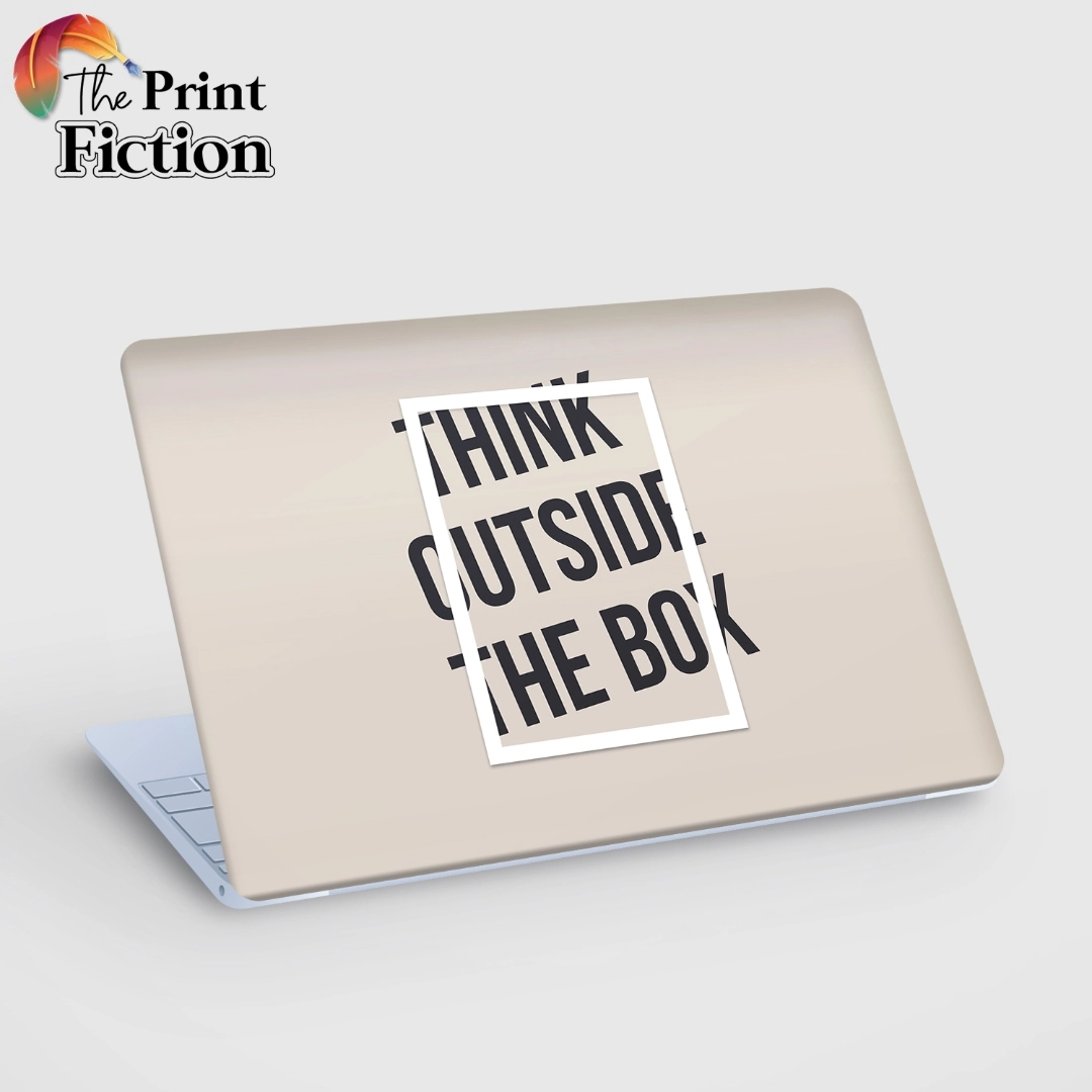 Think Outside The Box Laptop Sticker