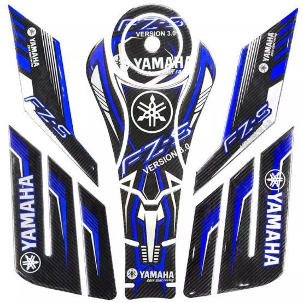 Yamaha Fz V3 Tank Pad 3D Epoxy Resin Motorcycle Tank Pad Sticker ...