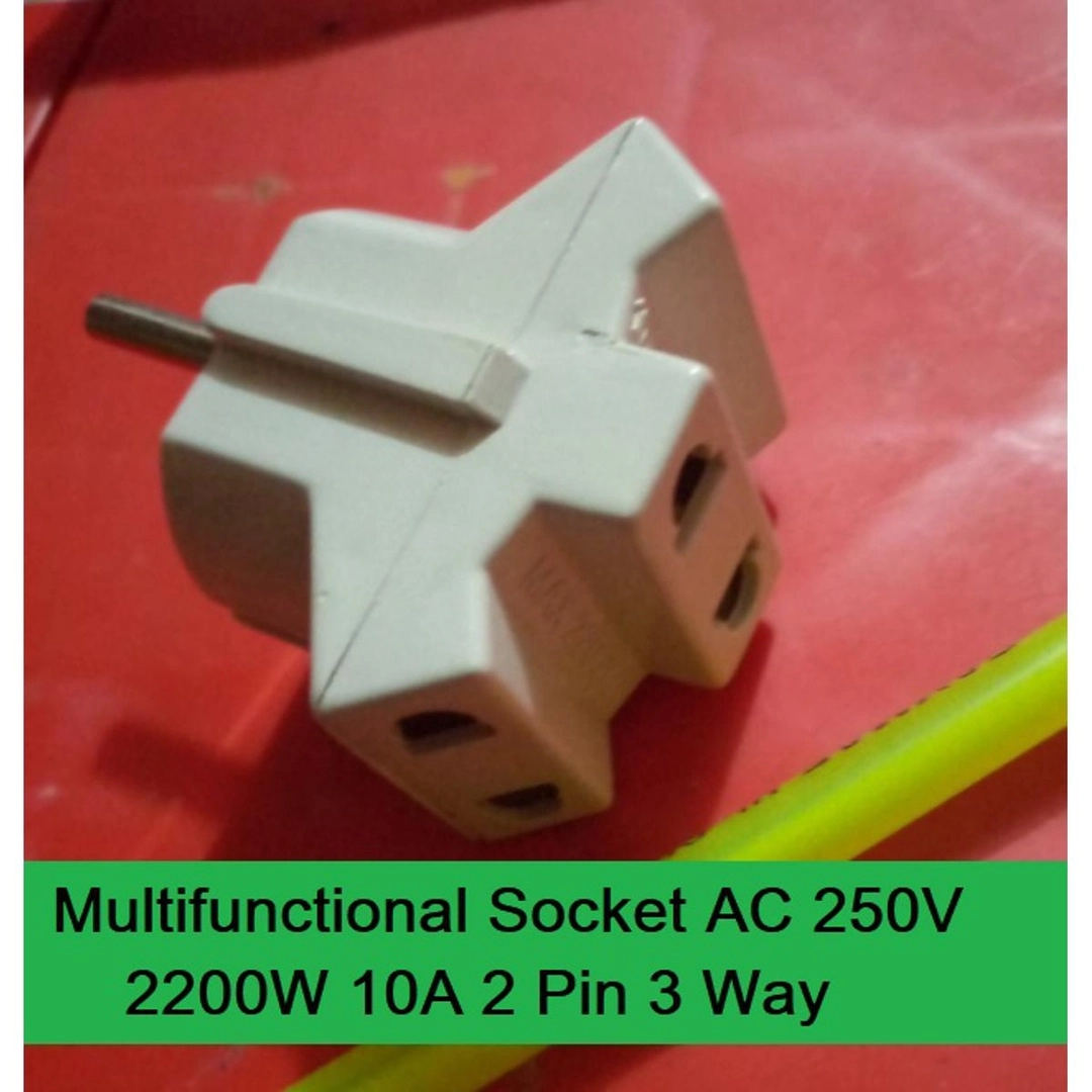 Electrical Multifunctional Socket AC 250V 2200W 10A 2 Pin 3 Way Multi ...