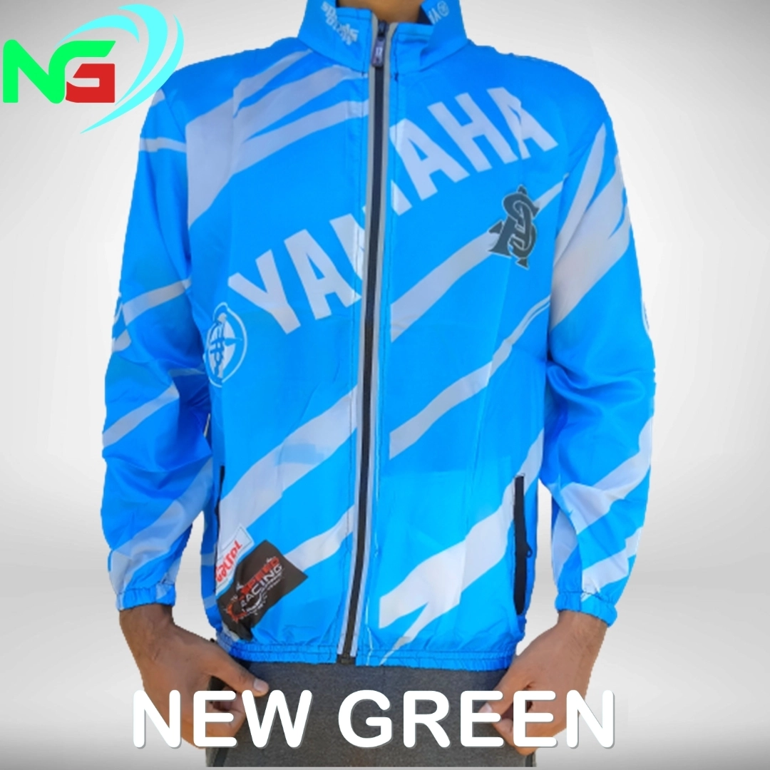 Windbreaker And Dust Coat For Motorcycle Rider- Sky Blue