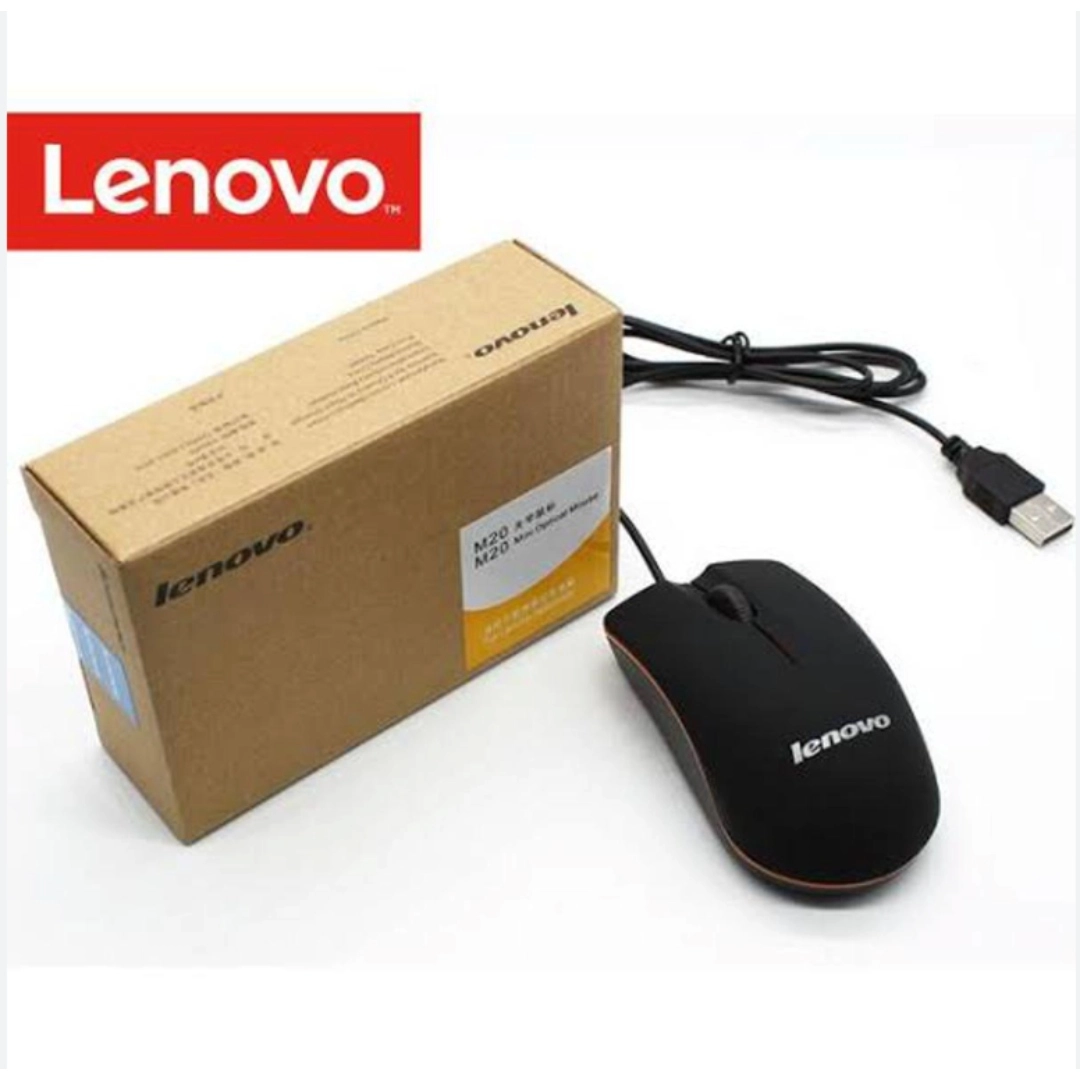 Lenovo M20 Wired Mouse 1200Dpi Optical Usb 2.0 - Pro Gaming Mouse ...