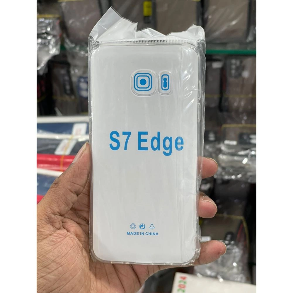 For Samsung Galaxy S7 edge Luxury Crystal Clear Case Soft Silicone ...