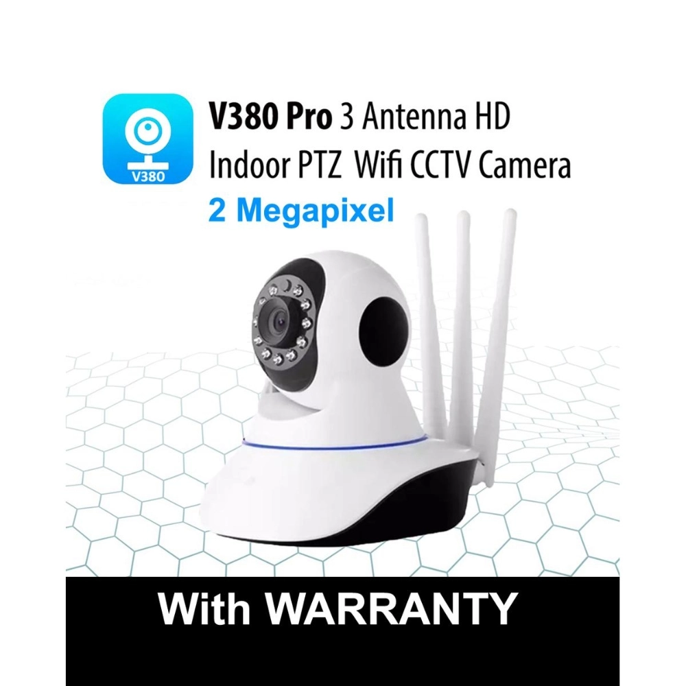 V380 / V380 Pro WiFi IP Camera 3 Antenna 1080P HD Night Vision Baby ...