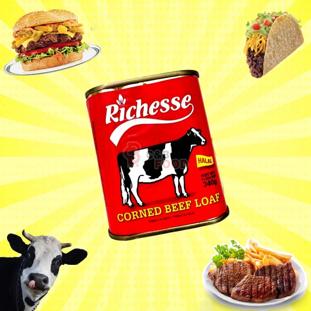 RICHESSE CORNED BEEF LOAF (HALAL) - 340GM