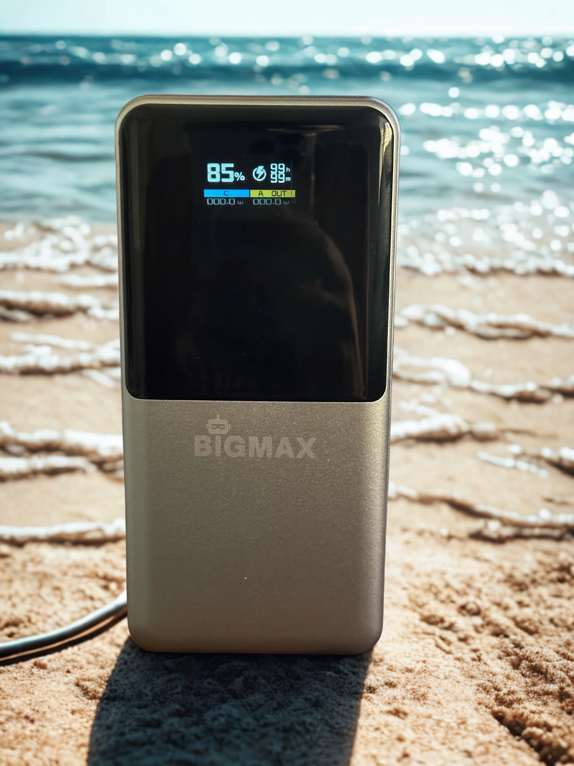 Bigmax Premium Segment 10000mah Power Bank Case With TFT Display 25W ...