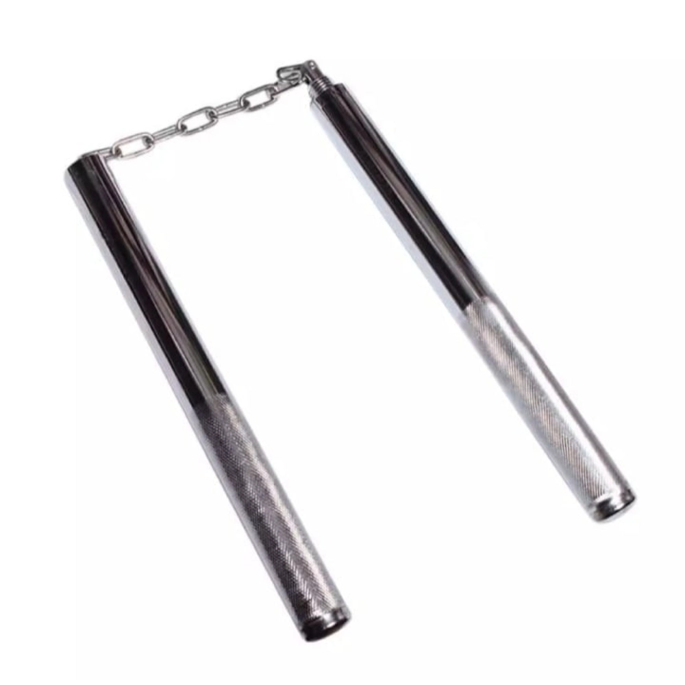 Steel Nunchaku - Silver