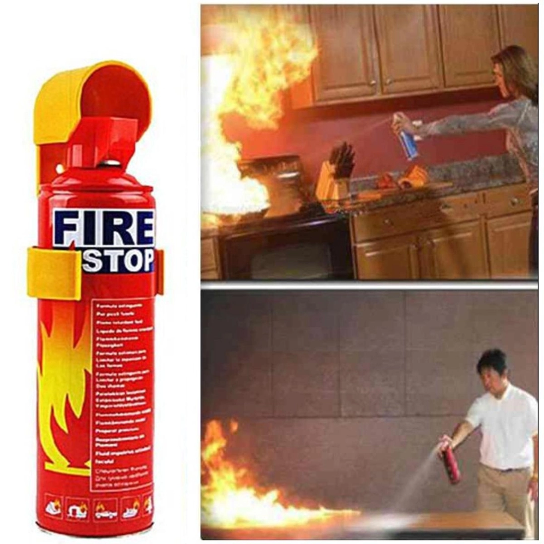 500 Ml Fire Extinguisher Fire Stop Foam Home Emergency Life