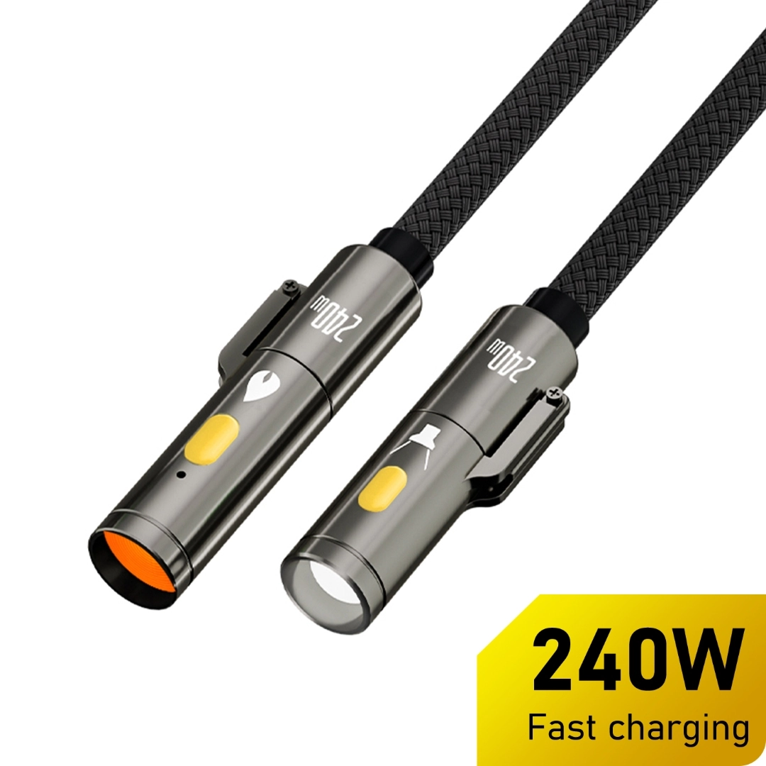 TUTI New 4 in 1 Fast Charging 240W Type C2C Braided Cable for Laptop ...