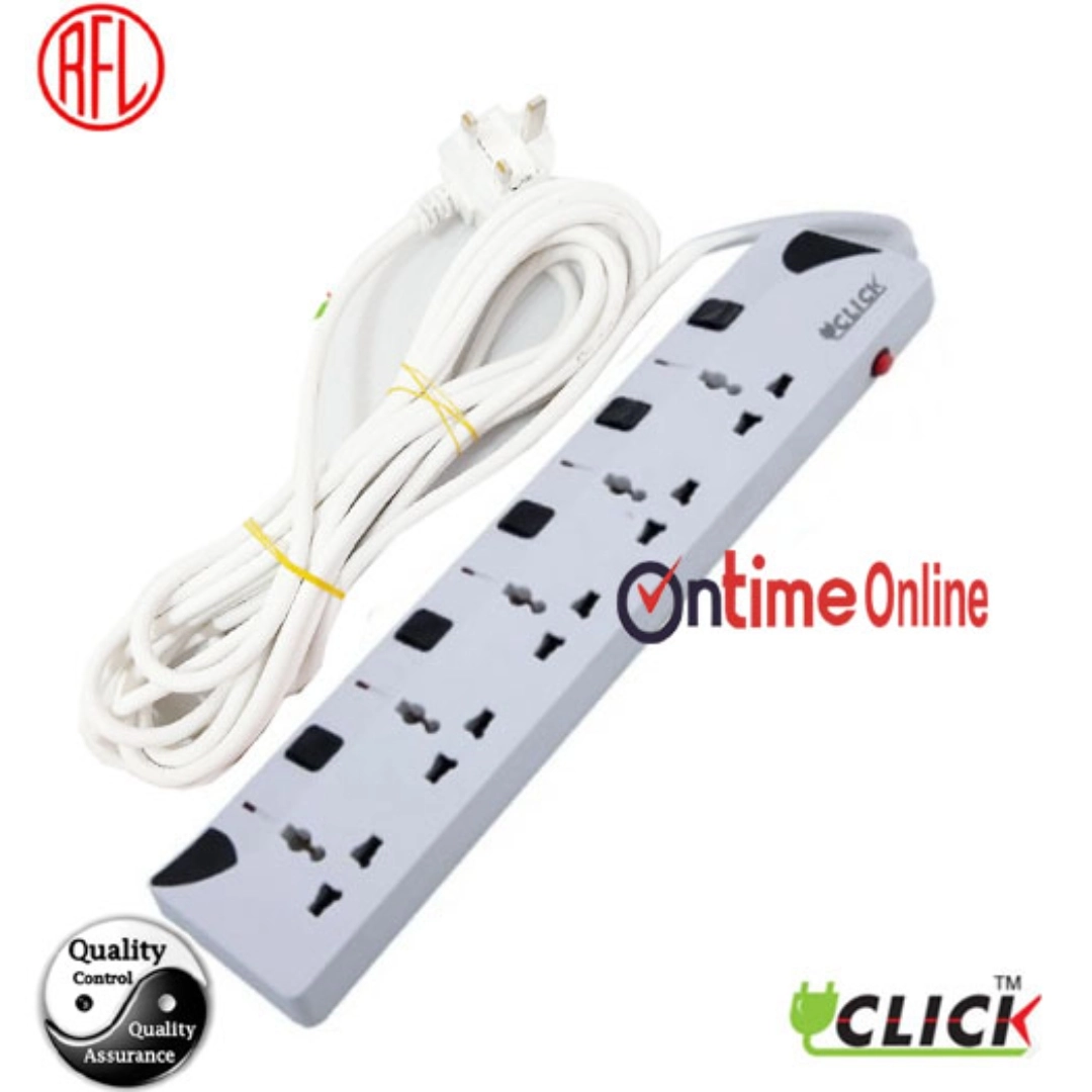 Multi Extension Click 3 pin 5 port 16 feet Cable, Multi extension.