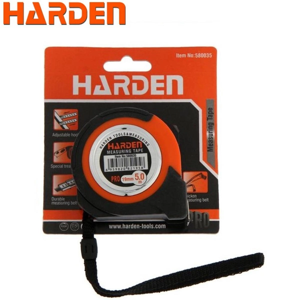 Harden 5M/16ft Measuring Tape Steel Tape (Matric & Inch) 580035