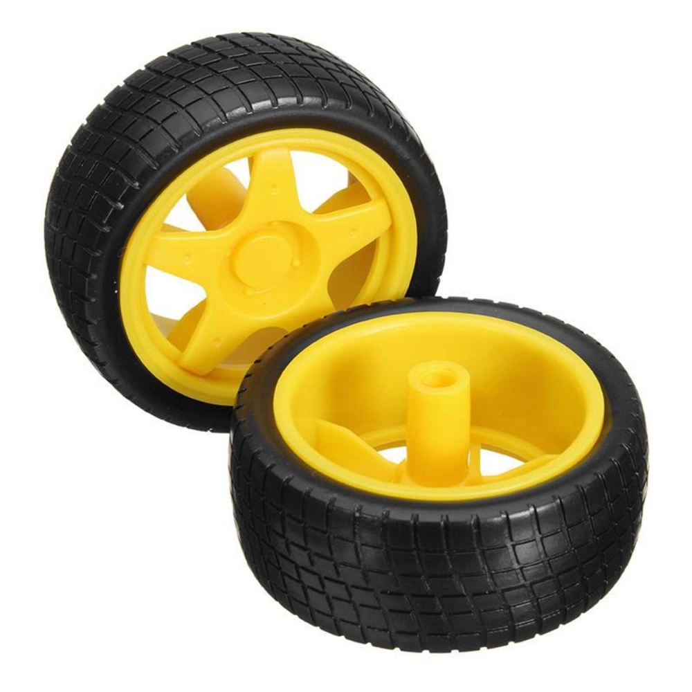 Robotic Tire Wheel Motor Wheels Smart Car Chassis Robot Remote Control ...
