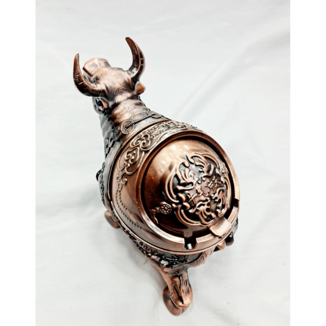 Full Brass Ashtray Saar Design Universal Mini Ash Bin Car Ashtray