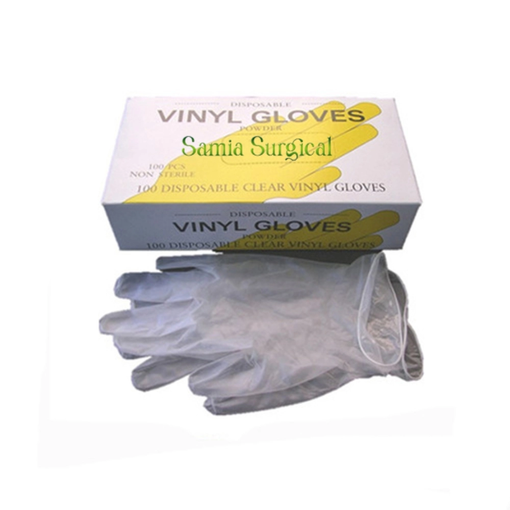 Vinyl Hand Gloves 100 Pcs (1Box)