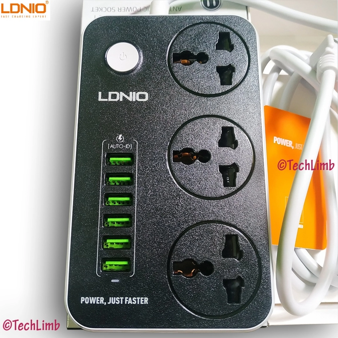 Sc3604 Power Strip 10A – 6 Usb + 3 Universal Socket Extension With ...