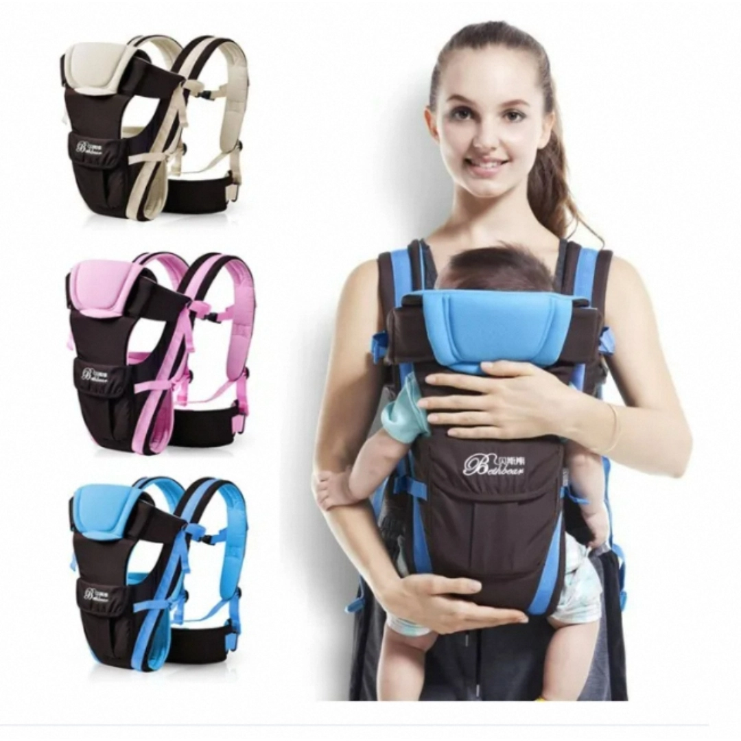 4-in-1 Premium Stylish High-Quality Baby Carrier with Strong Belt Bag ...