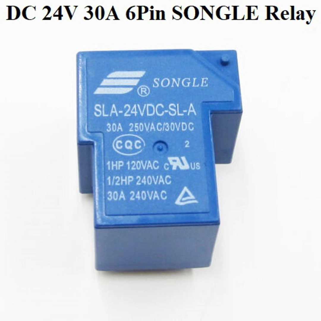 BANG Relay 24V Relay 24V Relay Switch DC 24V Relay 6 Pin 30A DC Coil ...