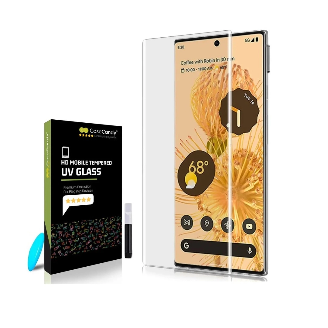 Google Pixel 6 Pro Full HD Curved Edge Liquid UV Tempered Glass Screen ...