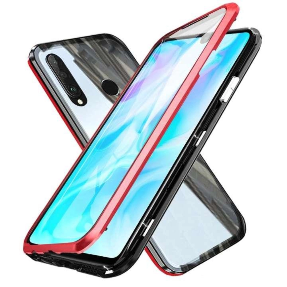 Huawei P30 Lite - Magnetic Gorilla 360 Degree Glass Case Red