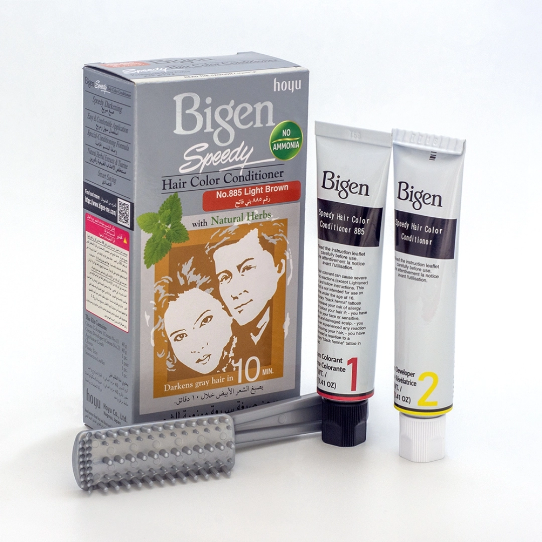 Bigen Hair Color & Conditioner 40gm-885 (Light Brown)