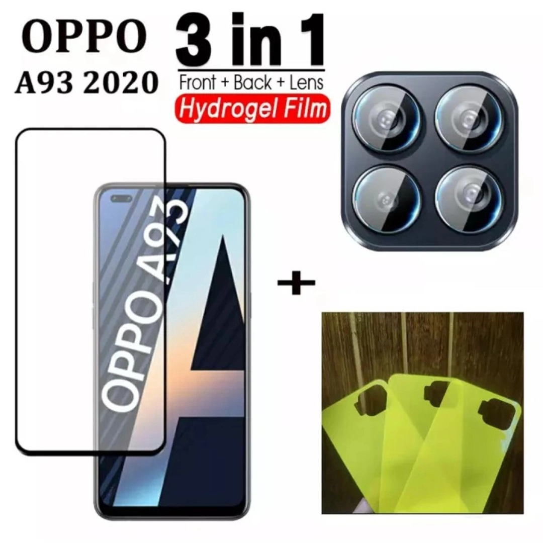 Oppo F17 Pro - (3 IN 1) - Premium Quality Full Cover Glass HD Clear 11D ...