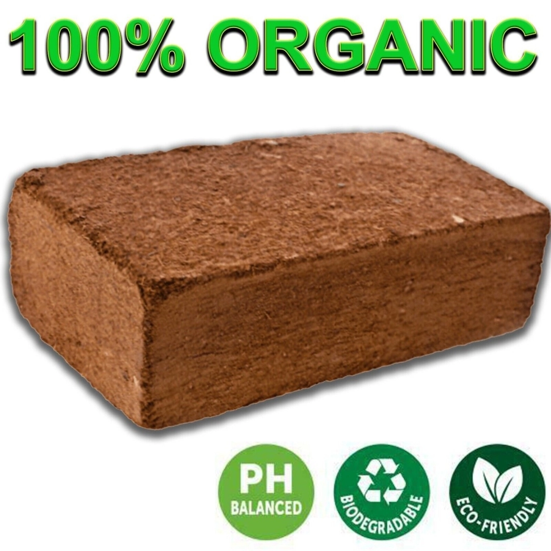 Cocopeat Brick/Block - Best and Premium Organic Coco Coir for Plants ...