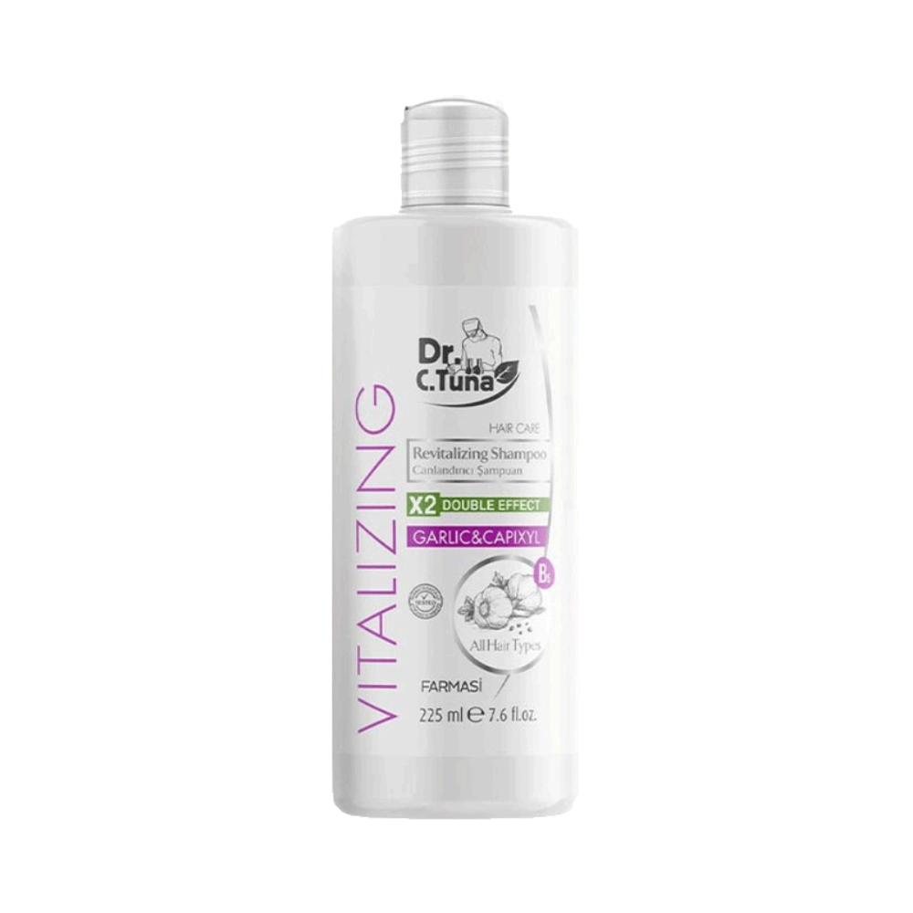 Dr. C. Tuna Vitalizing Nourishing Shampoo 225 ml (Garlic)