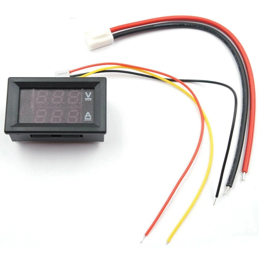 DC 100V 10 Ampere Volt Meter Mini Digital Ammeter Voltmeter LED Display