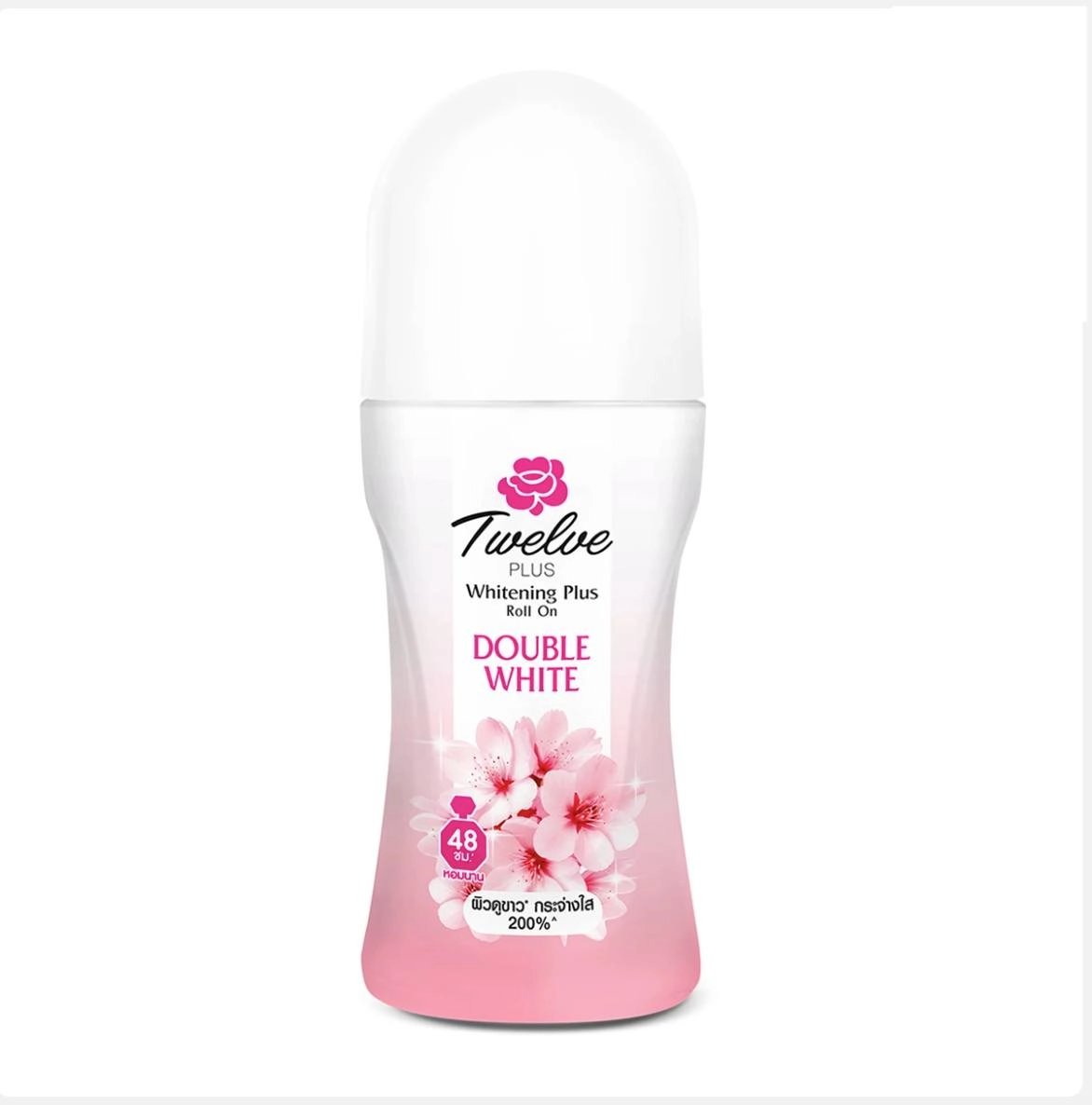 TWELVE PLUS Whitening Plus Roll-On Deodorant Double White Sakura 40 ml ...