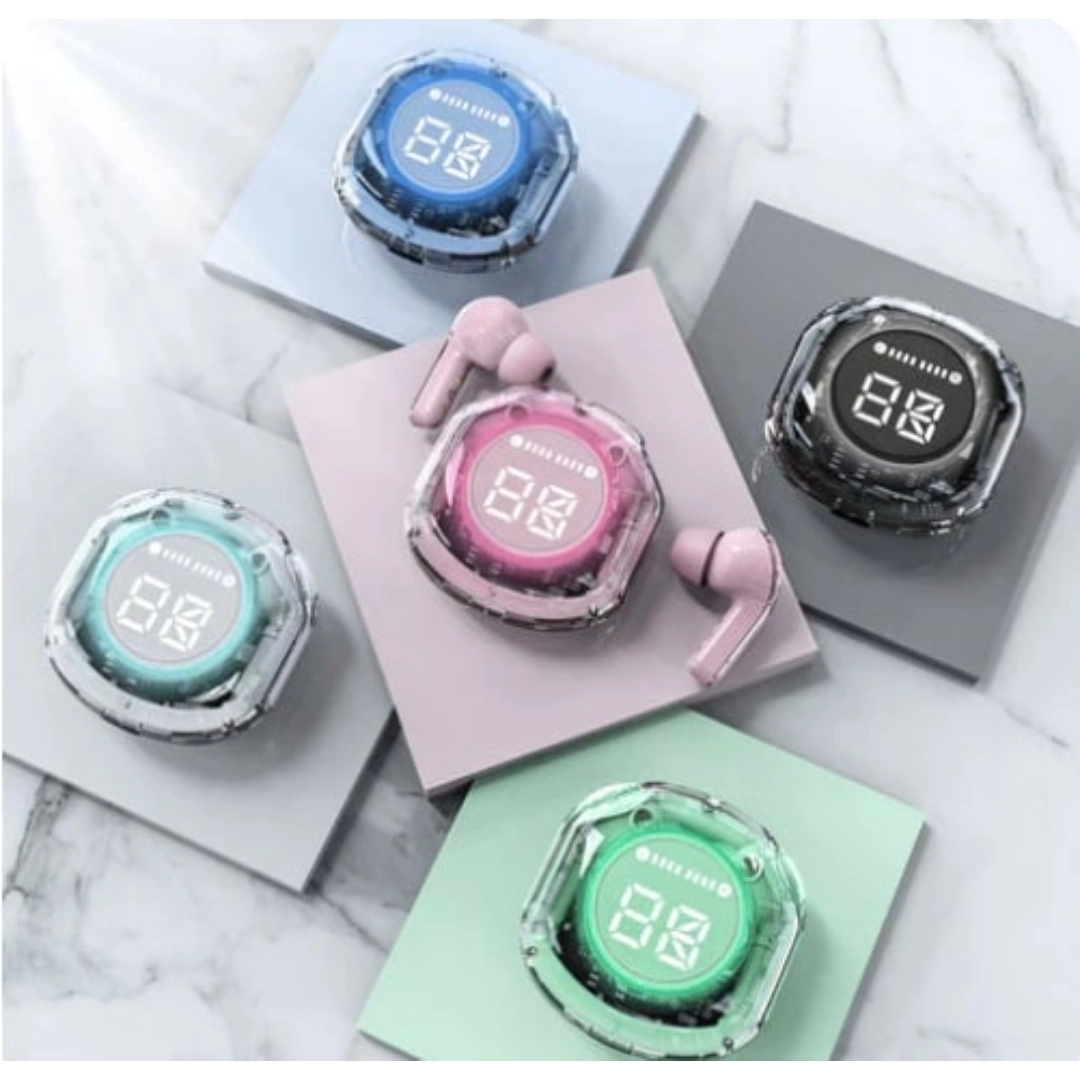Ultrapods Pro True Wireless Earbuds with Display Transparent Design ...
