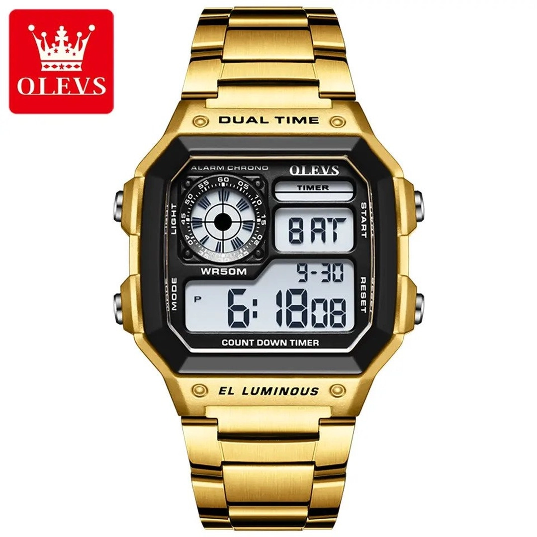 OLEVS 1108 Multi-function Hot Casual Watches For Men Digital Waterproof ...