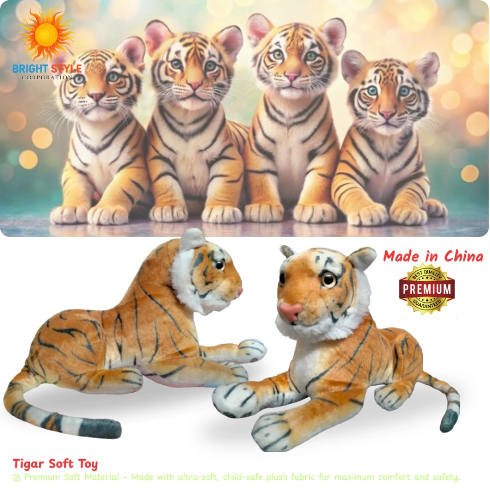 Soft Push Toy - Royal Bengal Tiger Stuffed Animal - Premium Quality ...