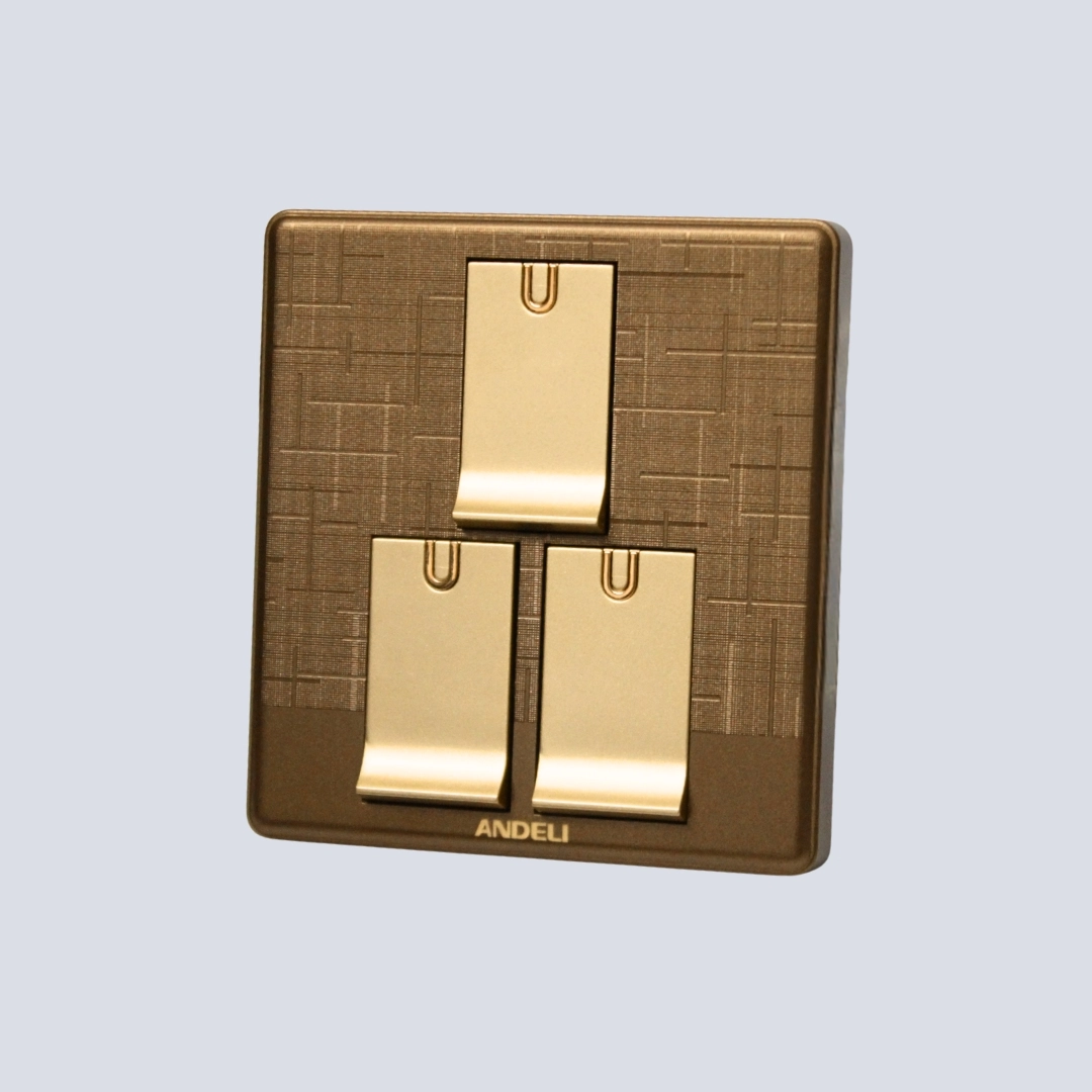 Andeli Turbo Series 3 Gang Switch