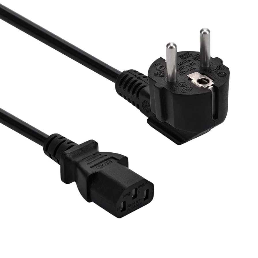 2 Pin POWER CABLE 220V 500W Cables 1.5M AC Power Cable For Monitor ...