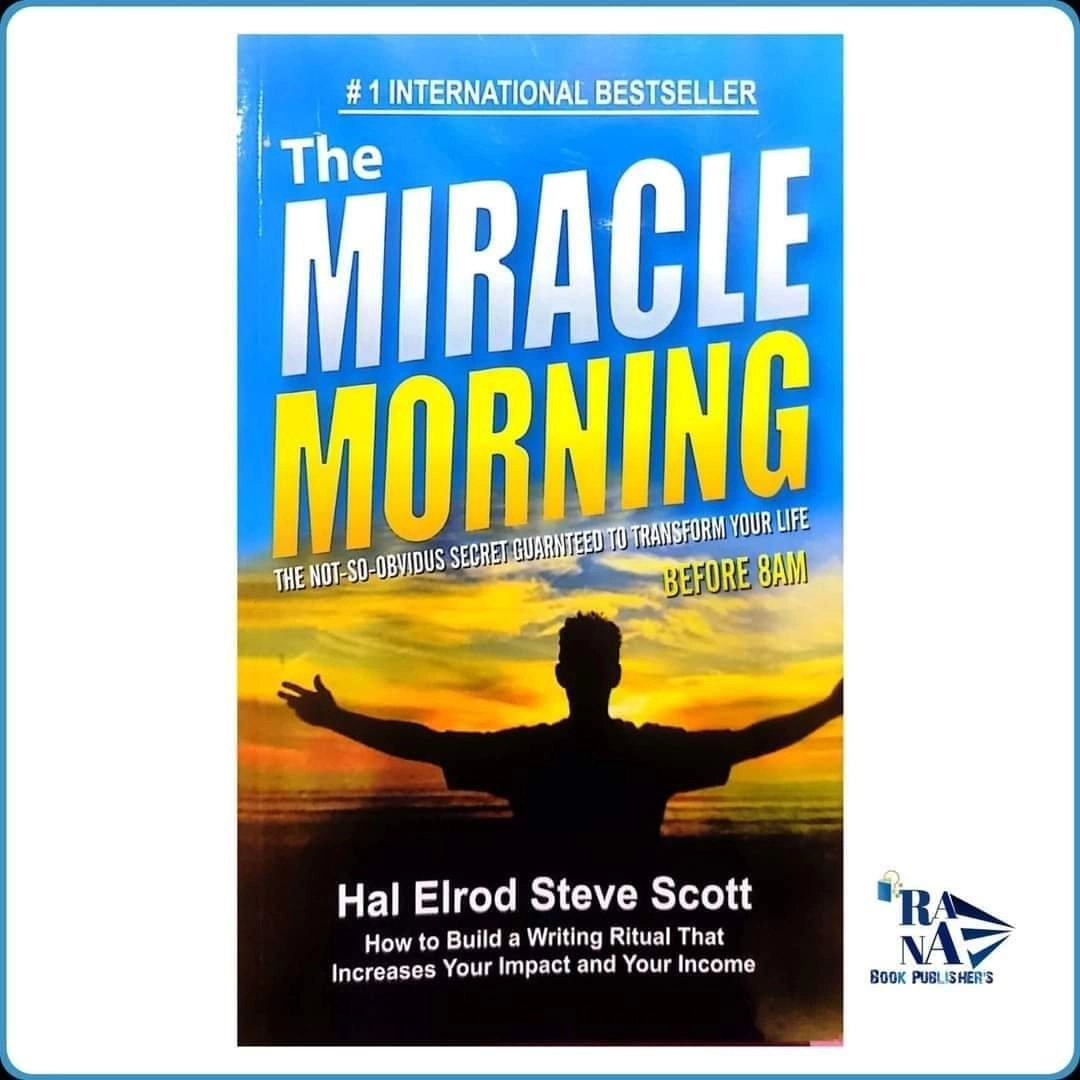 Premium Quality The Miracle Morning by Hal Elrod Book by Rana Books ...
